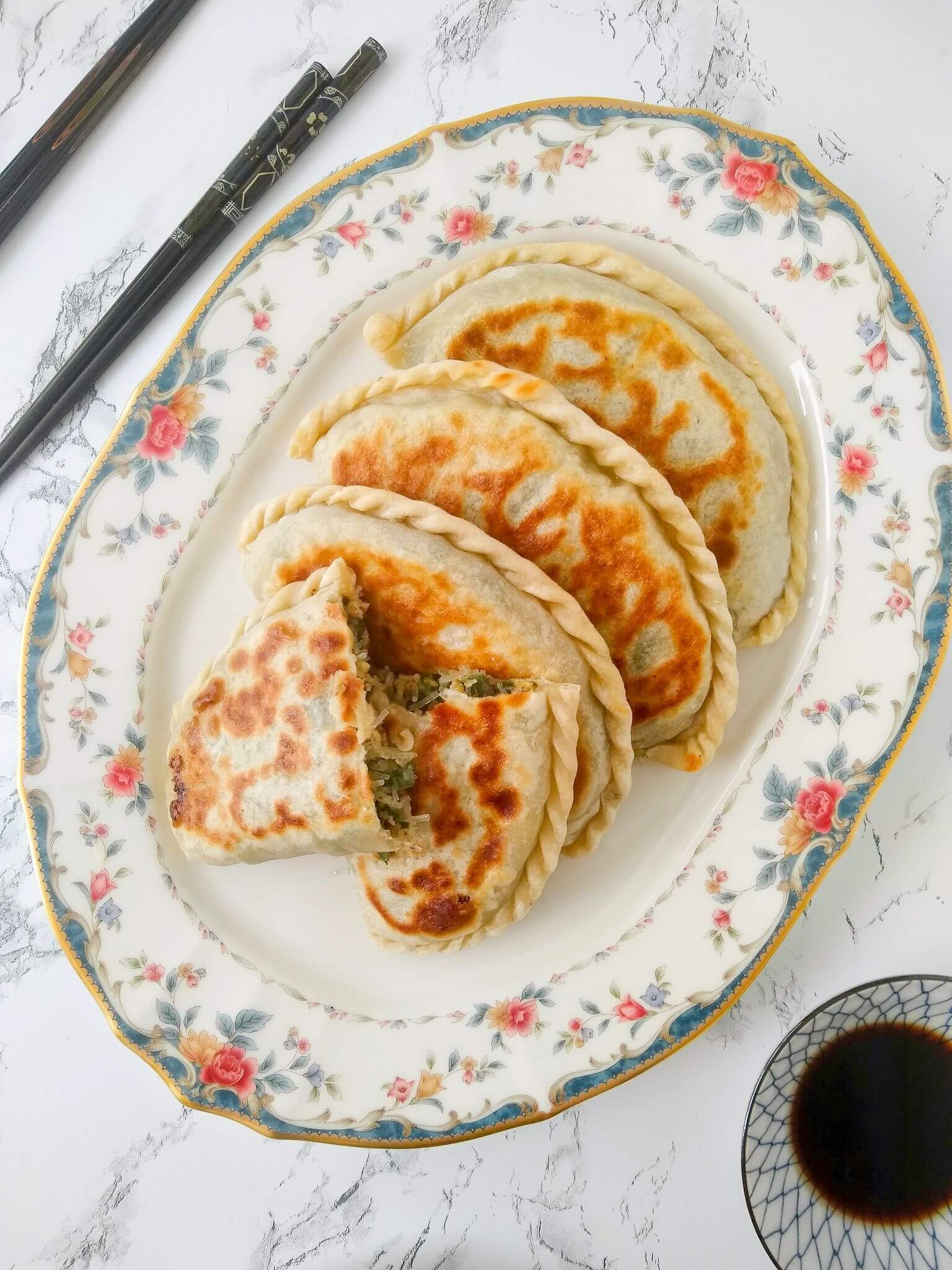 Chinese Chive Pockets (韭菜盒子) - Assorted Eats