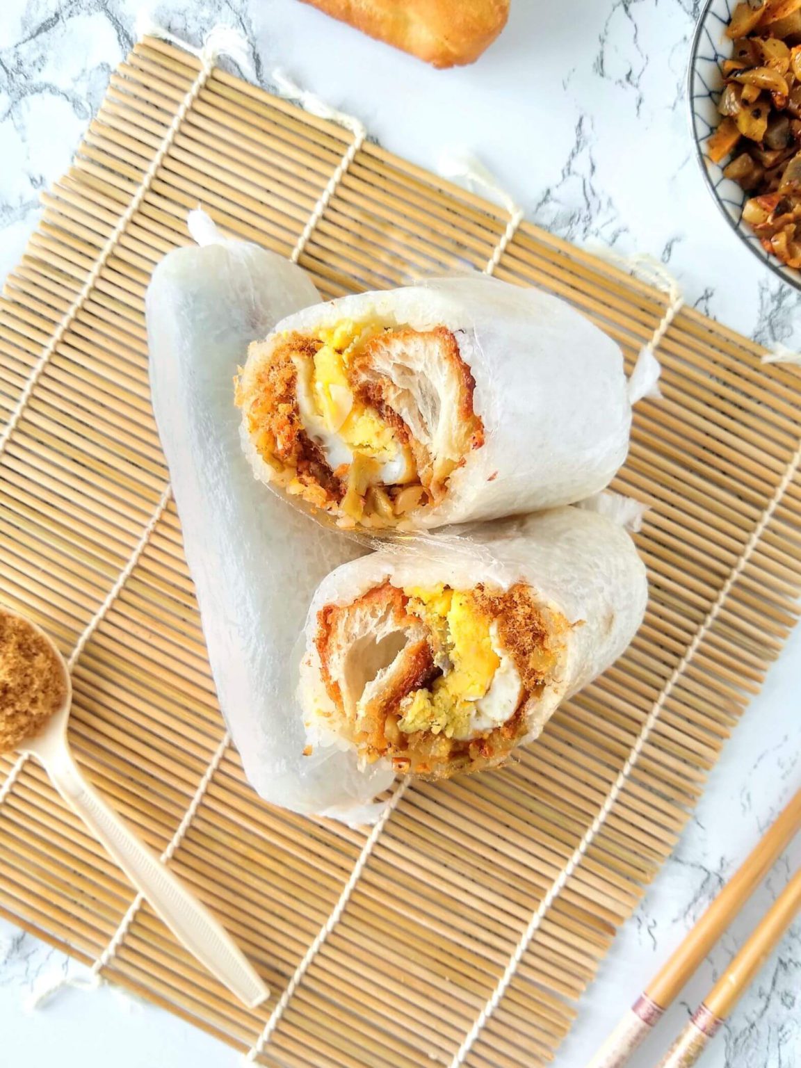 Fan Tuan, Taiwanese Sticky Rice Rolls (飯糰) - Assorted Eats