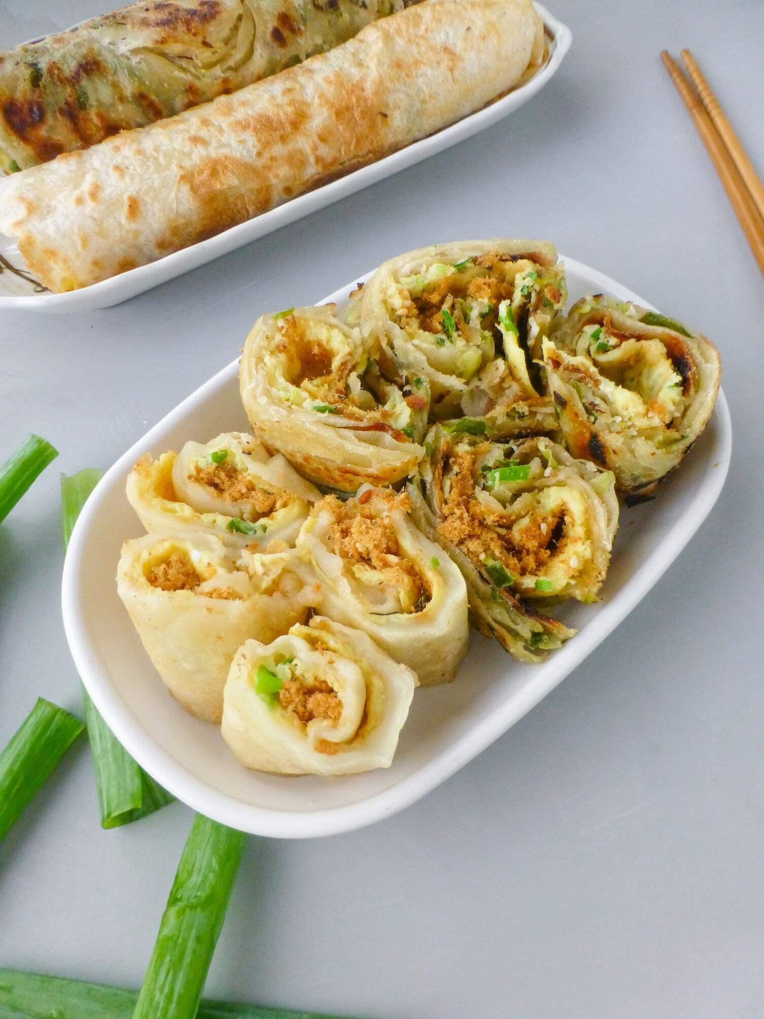 Dan Bing, Taiwanese Egg Crepe 3 ways - Assorted Eats