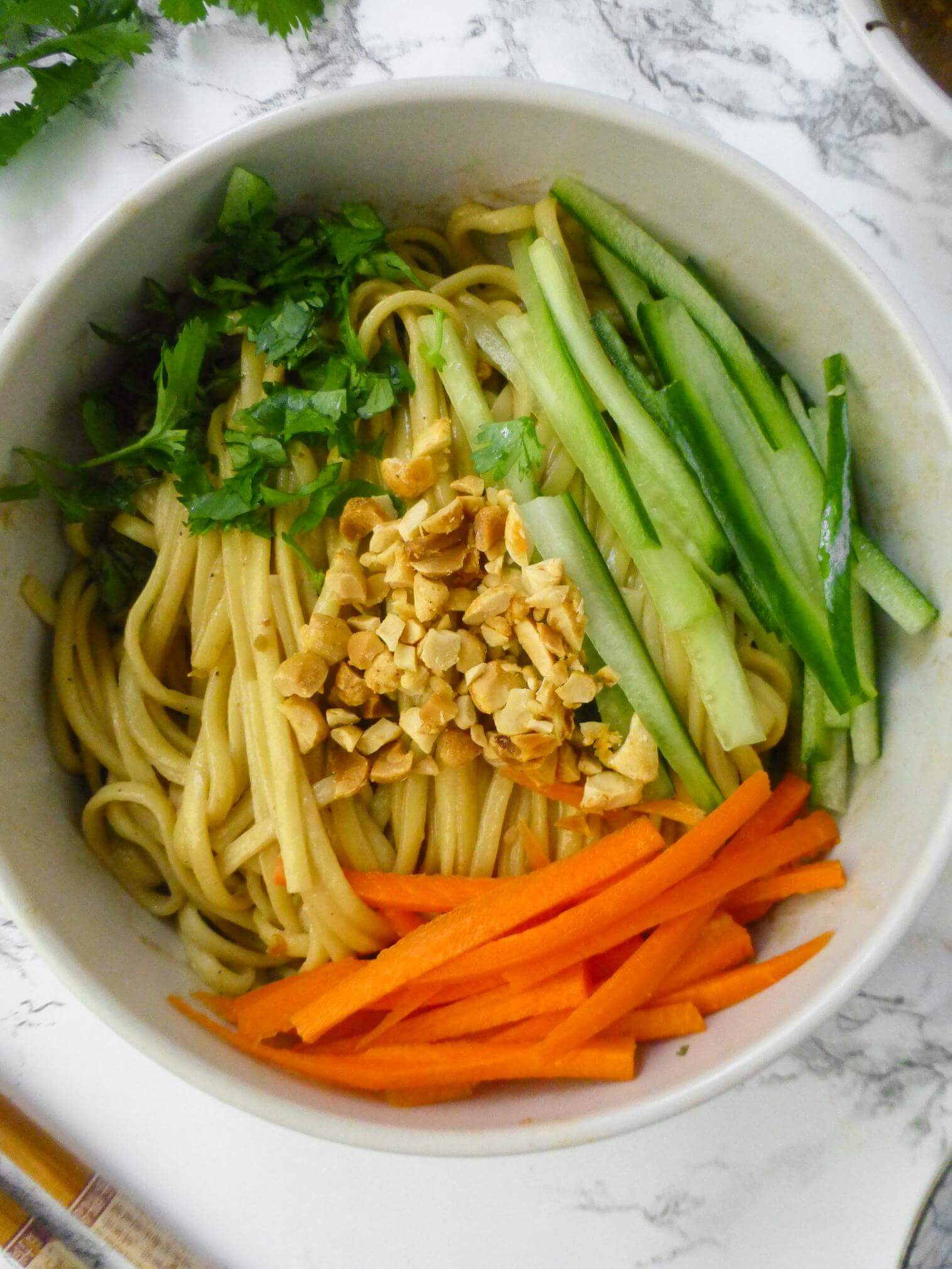 Easy Chinese Sesame Paste Noodles (麻醬麵) - Assorted Eats