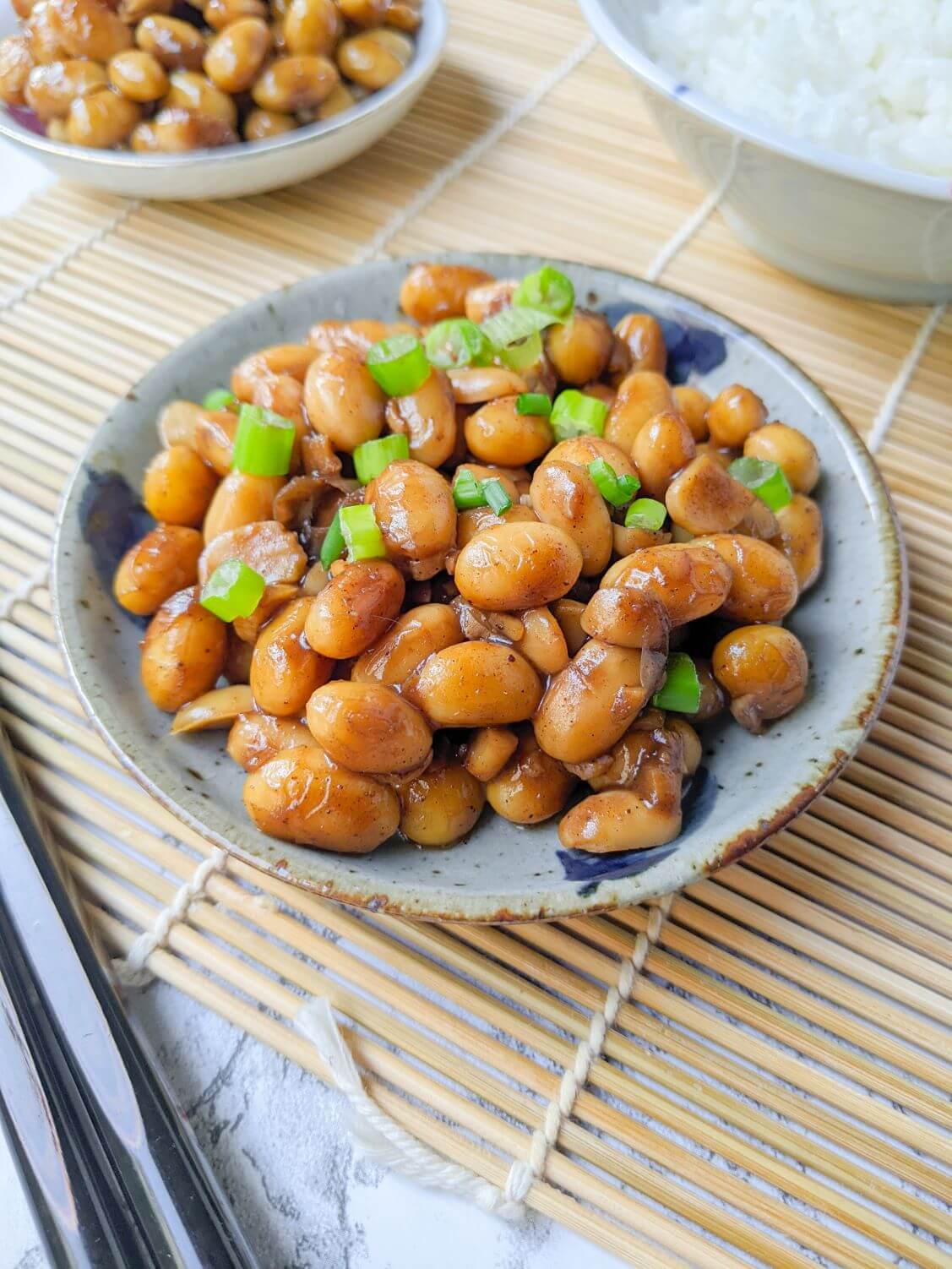 Easy Red Braised Soybeans - Assorted Eats